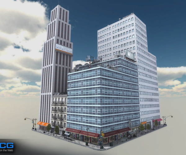 ArtStation - NYC Block #1 Unity | Game Assets