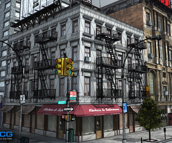 ArtStation - NYC Block #7 Unity | Game Assets