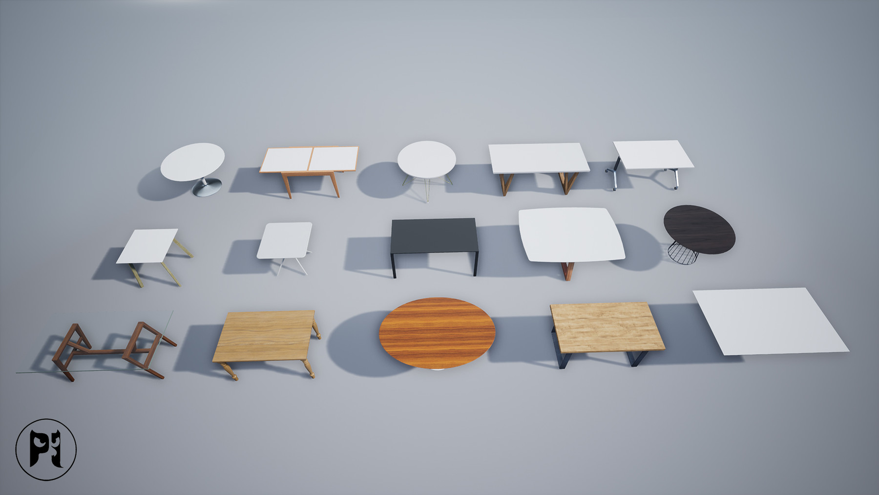 ArtStation - Archviz Table Pack Vol 01 (UE4 Project and RAW Files ...