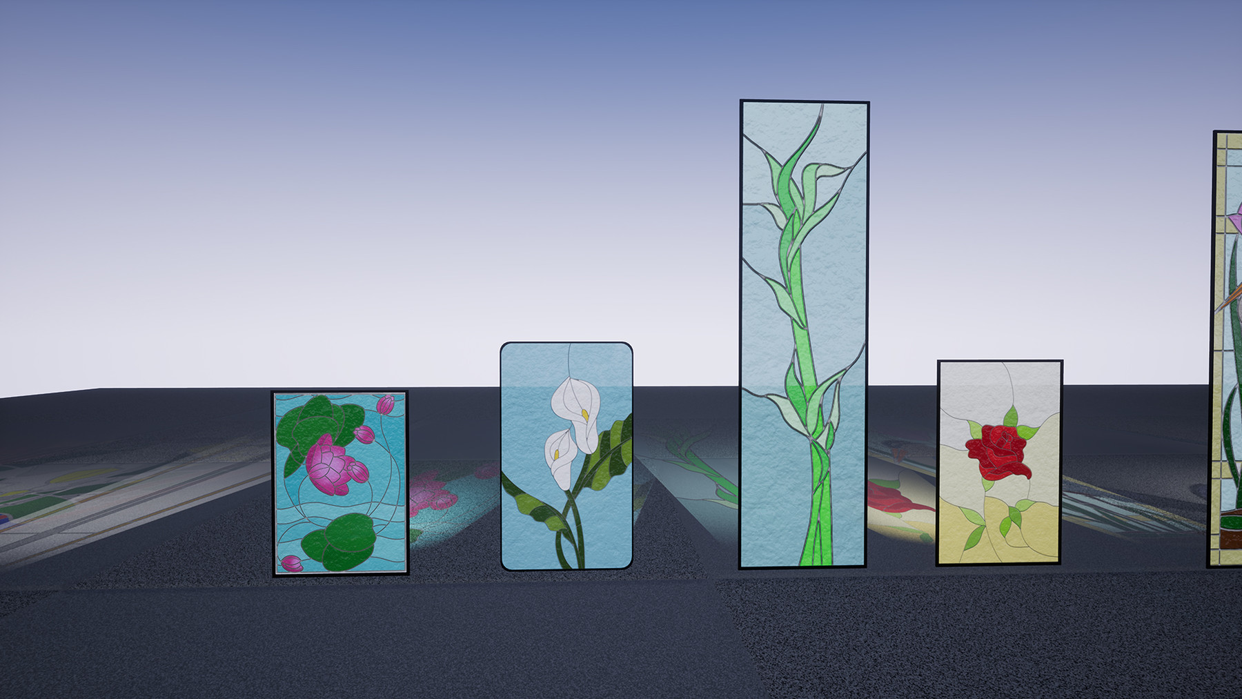 ArtStation - [UE4/UE5] Stained Glass Pack | Game Assets