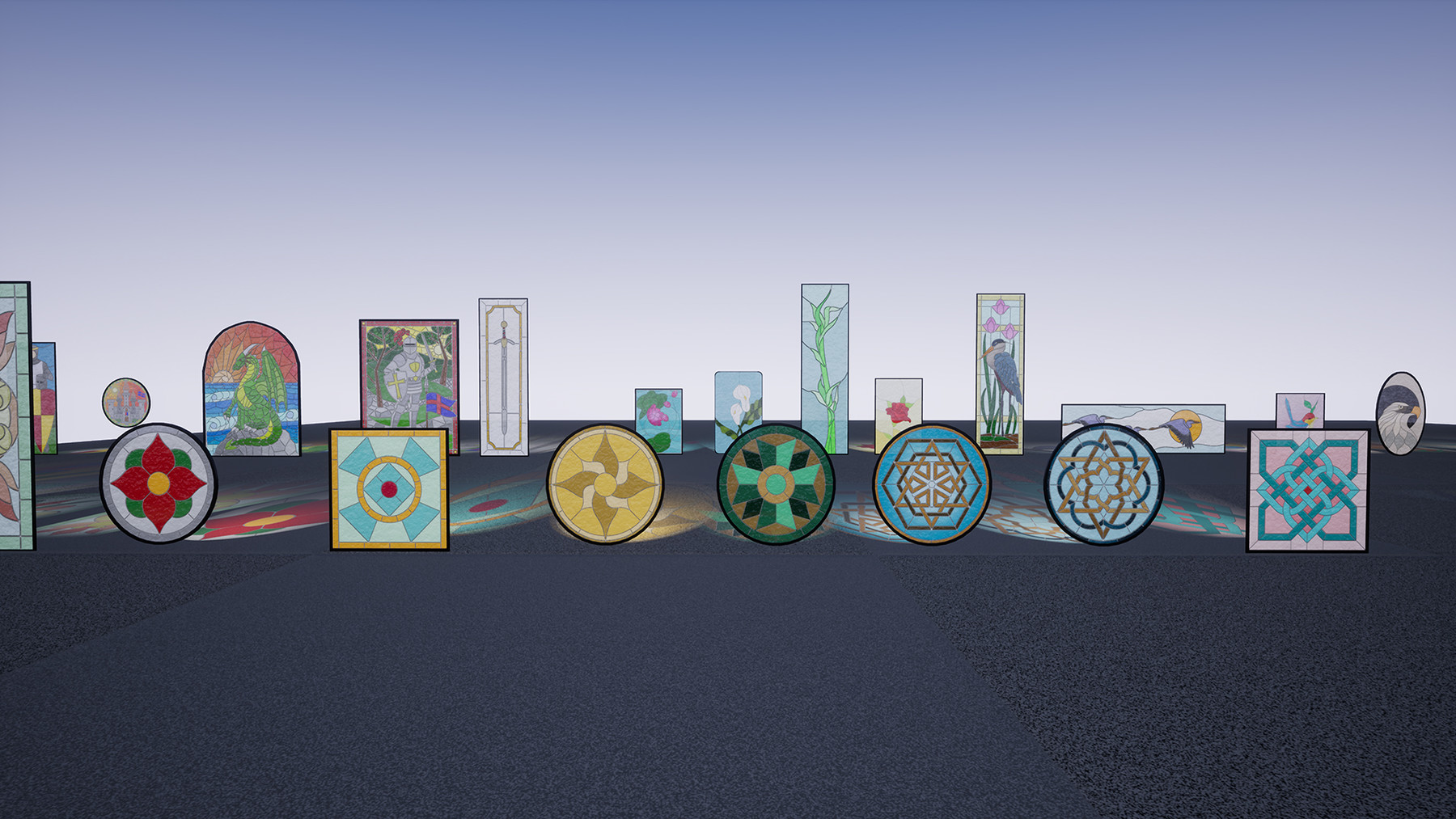ArtStation - [UE4/UE5] Stained Glass Pack | Game Assets