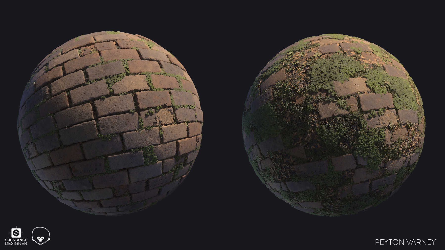 ArtStation - Brick Ground Material | Substance Designer Graphs | Resources