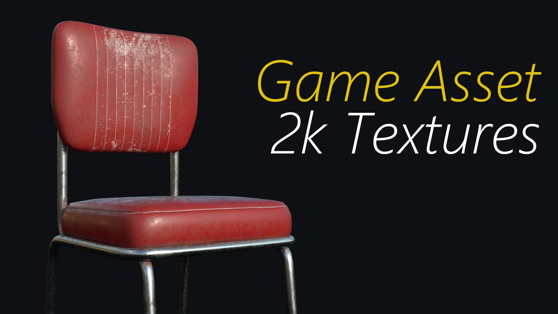 ArtStation - Diner Chair - Game Asset | Game Assets