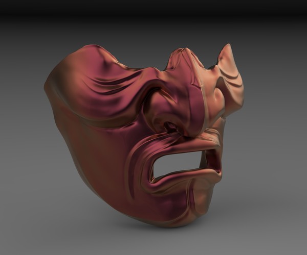 ArtStation - Mempo Japanese Mask | Resources