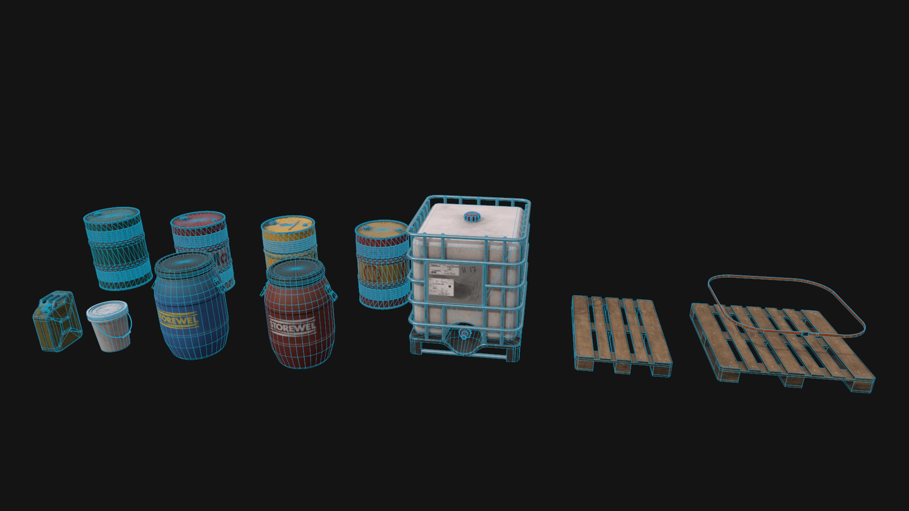 ArtStation - Storage Props | Game Assets