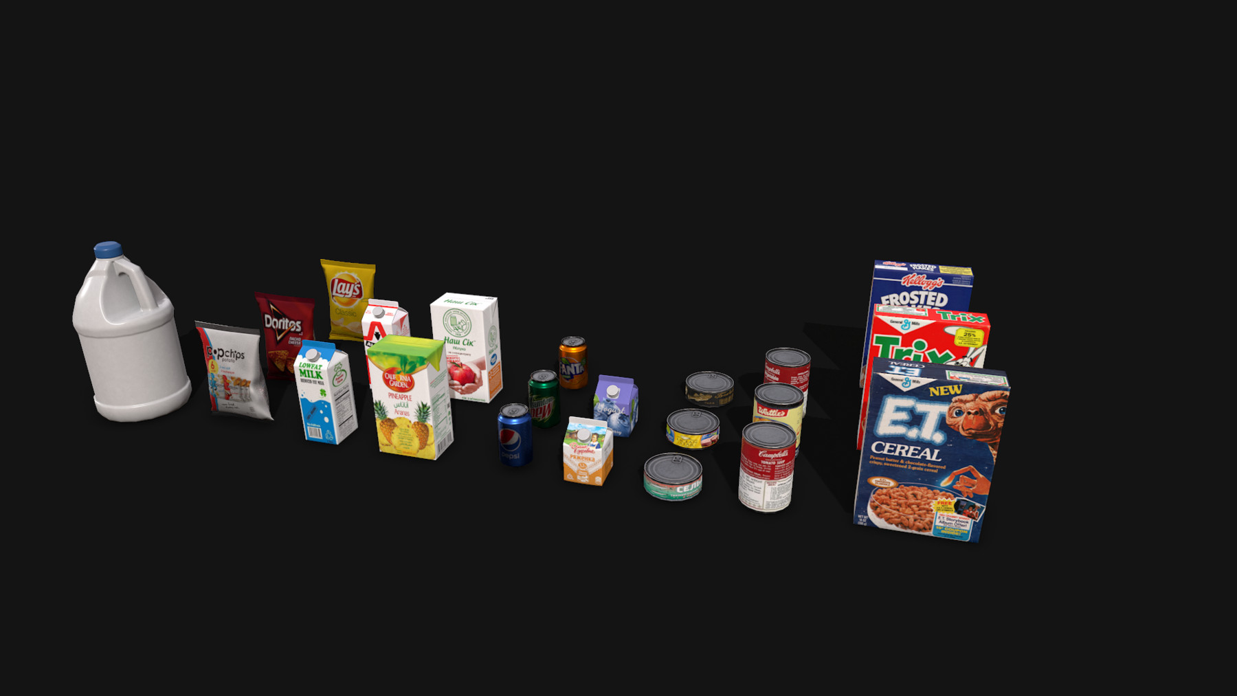 ArtStation - Food props | Game Assets