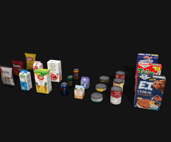 ArtStation - Food props | Game Assets