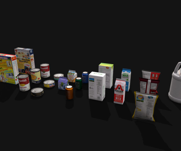 ArtStation - Food props | Game Assets