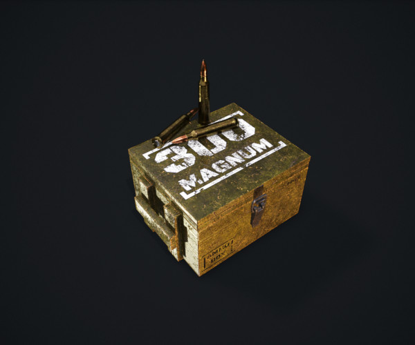 ArtStation - Ammo boxes | Game Assets