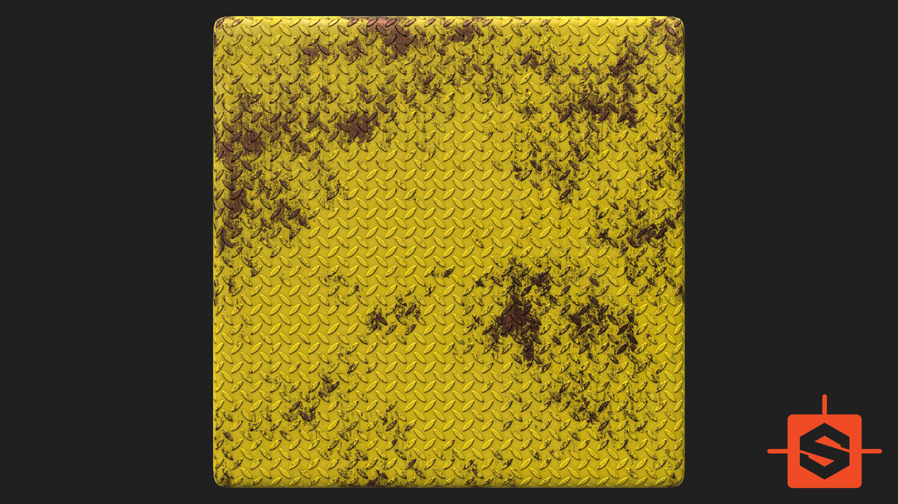 ArtStation - PBR Metal Floor Paint Rusted Texture | Game Assets