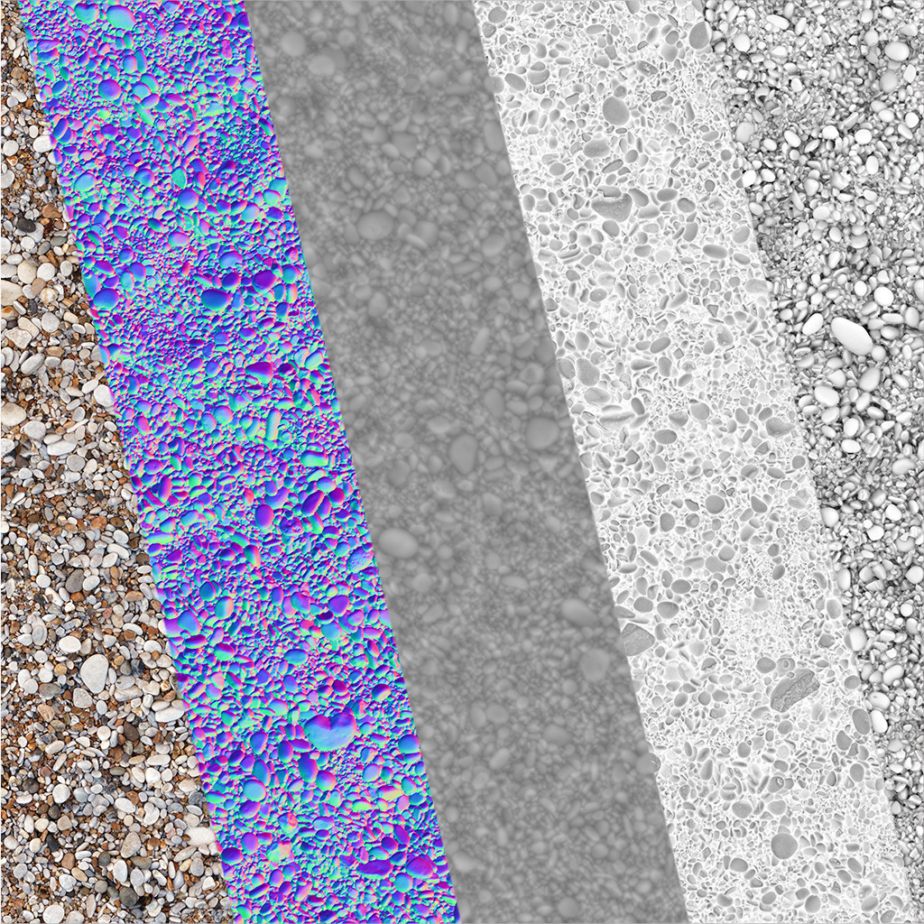 ArtStation - Gravel (192) - Photogrammetry based Environment Texture | Resources