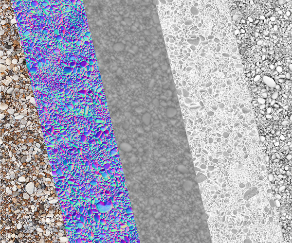 ArtStation - Gravel (192) - Photogrammetry based Environment Texture ...