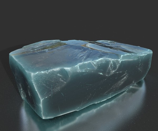 ArtStation - Low poly Ice Block Pack 3D Model Collection | Game Assets
