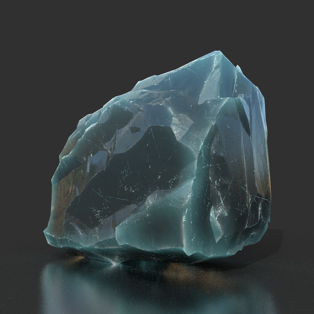 ArtStation - Low poly Ice Block Pack 3D Model Collection | Game Assets