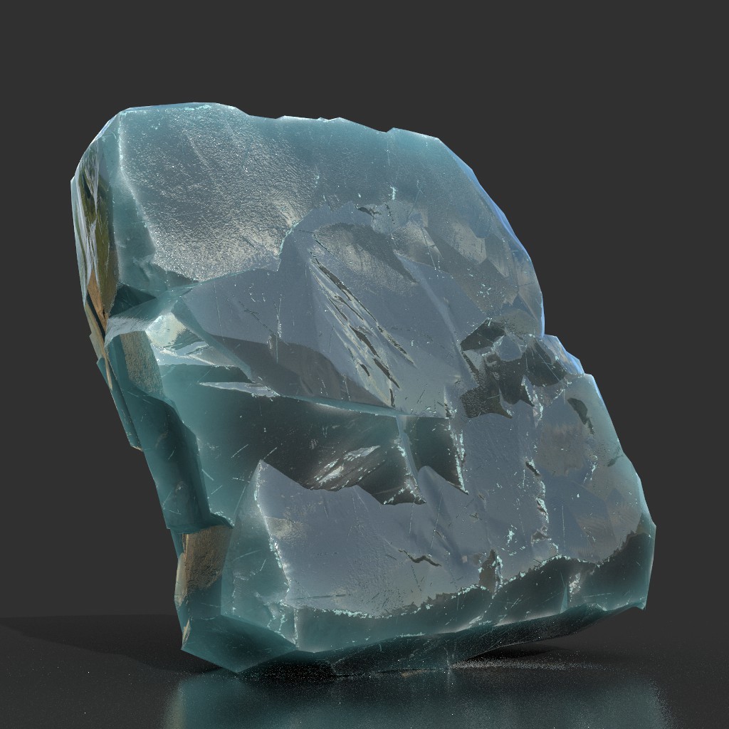 ArtStation - Low poly Ice Block Pack 3D Model Collection | Game Assets