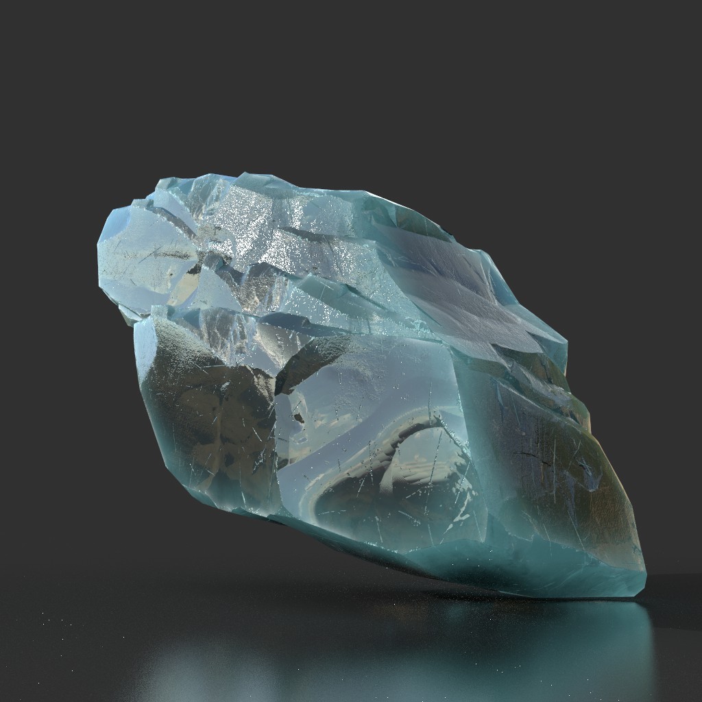 ArtStation - Low poly Ice Block Pack 3D Model Collection | Game Assets