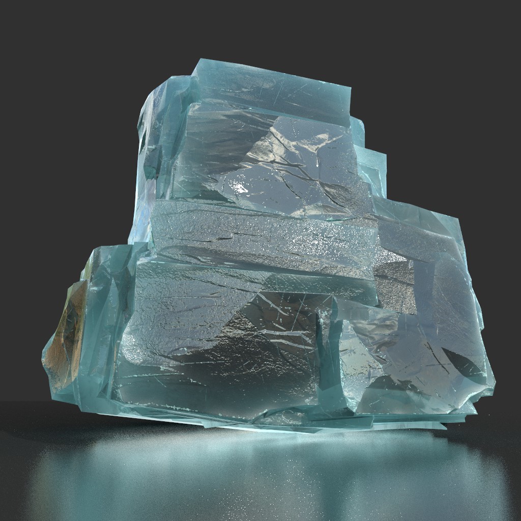 ArtStation - Low poly Ice Block Pack 3D Model Collection | Game Assets