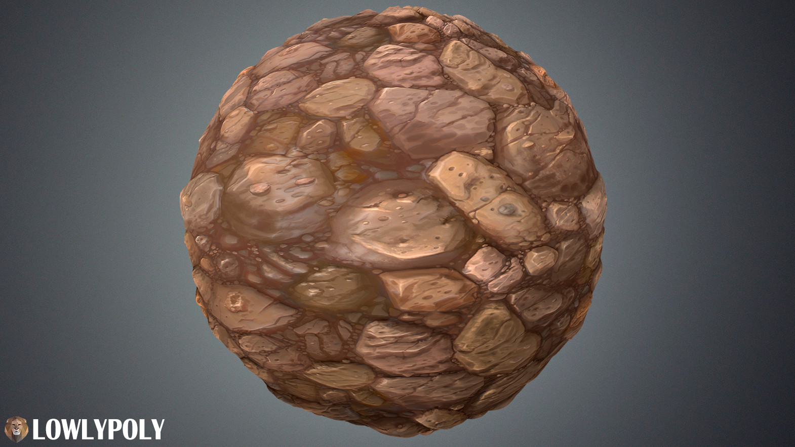 ArtStation - Stylized Rocks Vol.01 - Hand Painted Textures | Game Assets