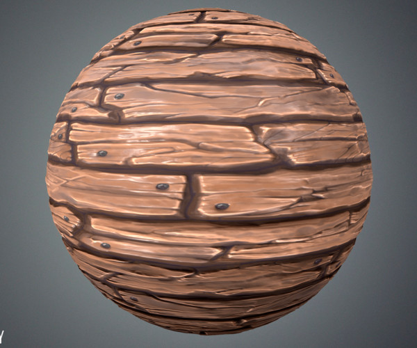 ArtStation - Stylized Wood Vol.02 - Hand Painted Texture Pack | Game Assets