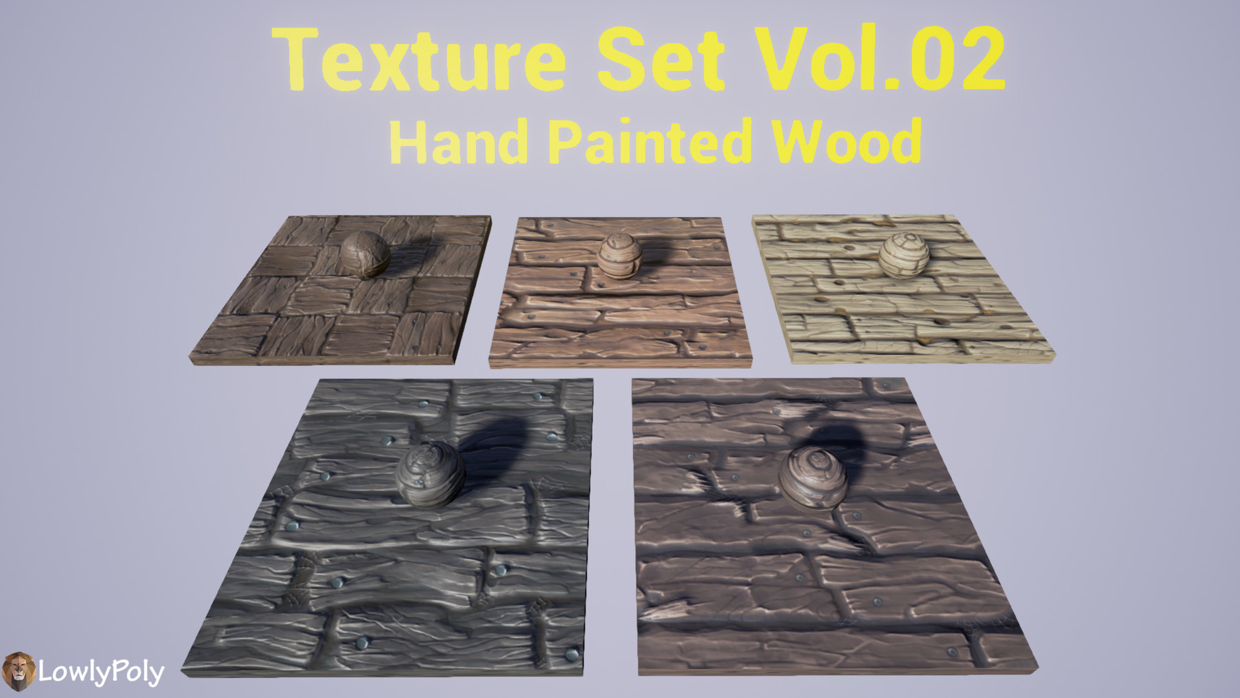 ArtStation - Stylized Wood Vol.02 - Hand Painted Texture Pack | Game Assets