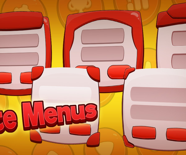 ArtStation - Cute Menu GUI Kit | Game Assets