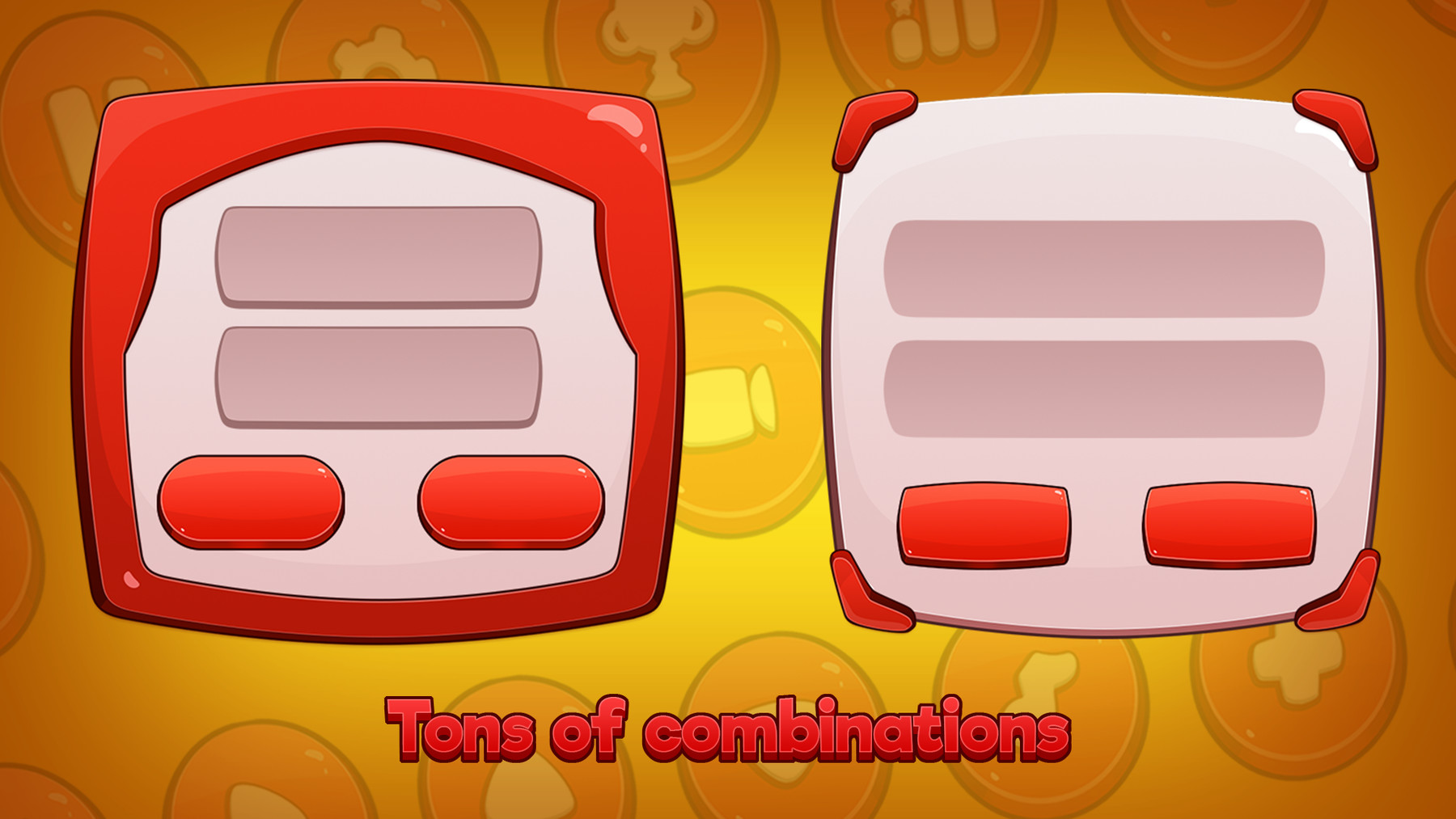 ArtStation - Cute Menu GUI Kit | Game Assets