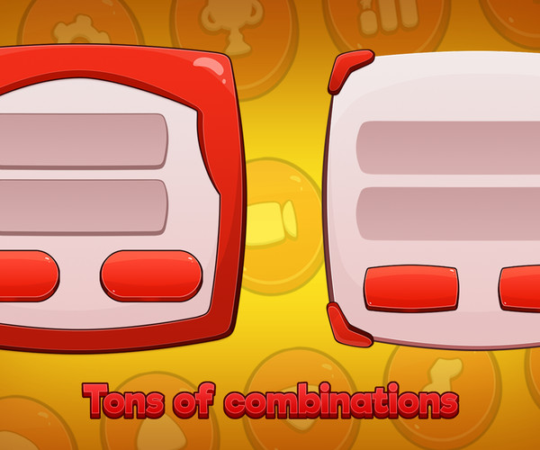 ArtStation - Cute Menu GUI Kit | Game Assets