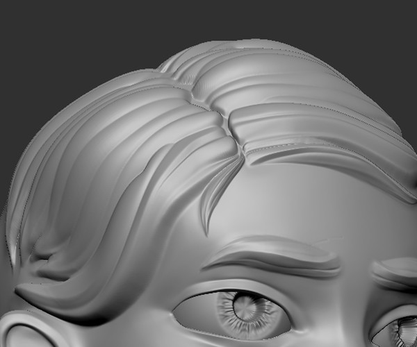 ArtStation - Zbrush VDM Stylized Hair Brushes | Brushes