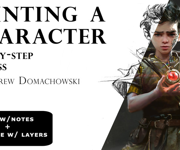 ArtStation - Painting a Character - Step by Step Process | Tutorials