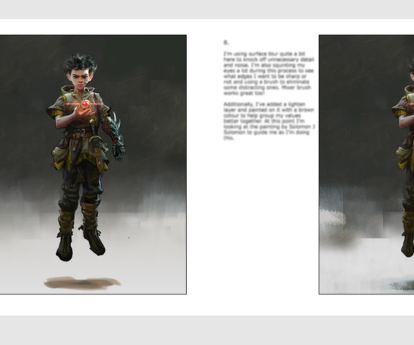 ArtStation - Painting a Character - Step by Step Process | Tutorials