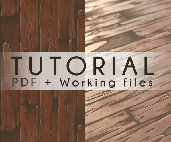 ArtStation - Tutorial Stylized Texture and Material Creation - Wood ...