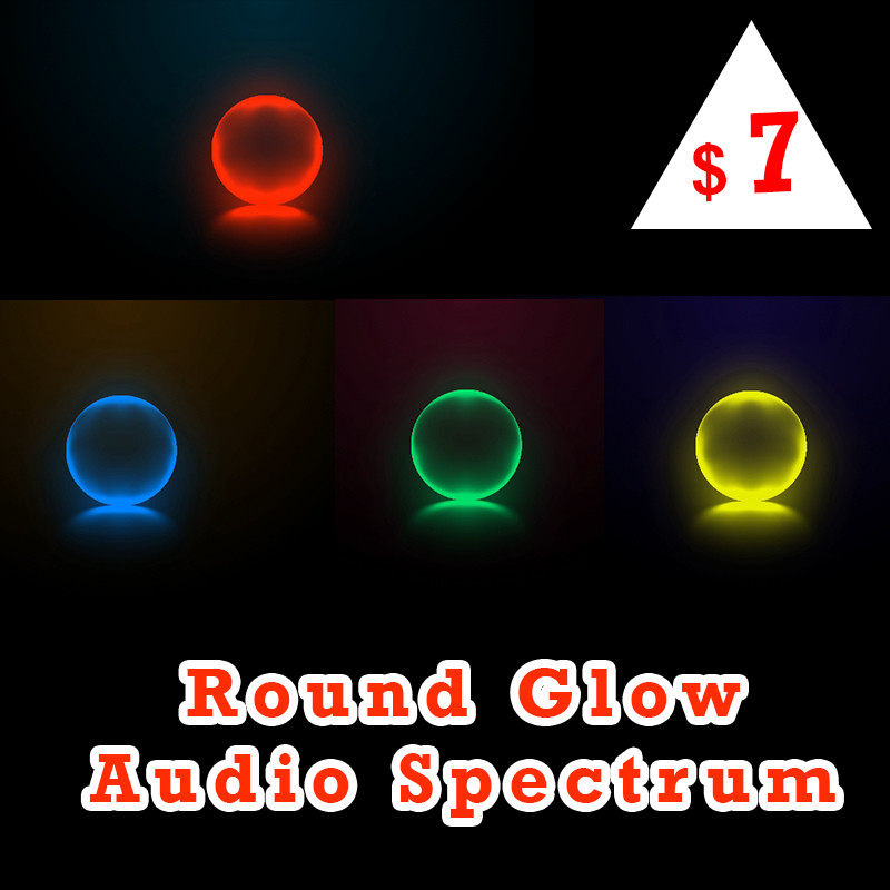 ArtStation - Round Glow Audio Spectrum Music Visualizers | Resources