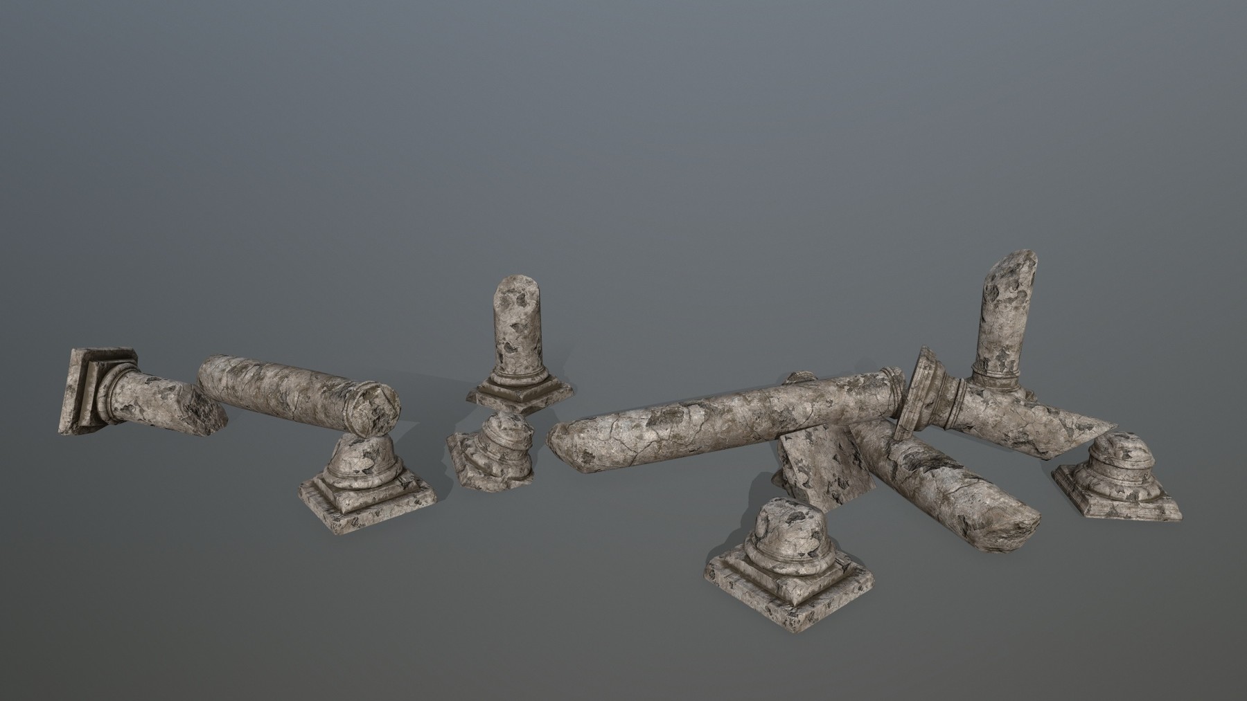 ArtStation - Broken_Column_Set | Resources