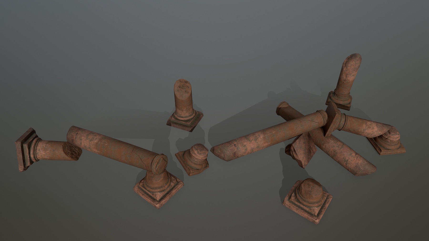 ArtStation - Broken_Column_Set | Resources