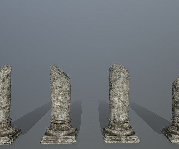 ArtStation - Broken_Column_Set | Resources