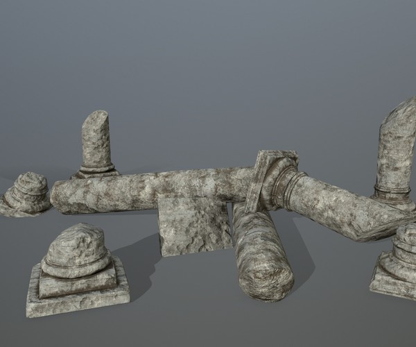 ArtStation - Broken_Column_Set | Resources