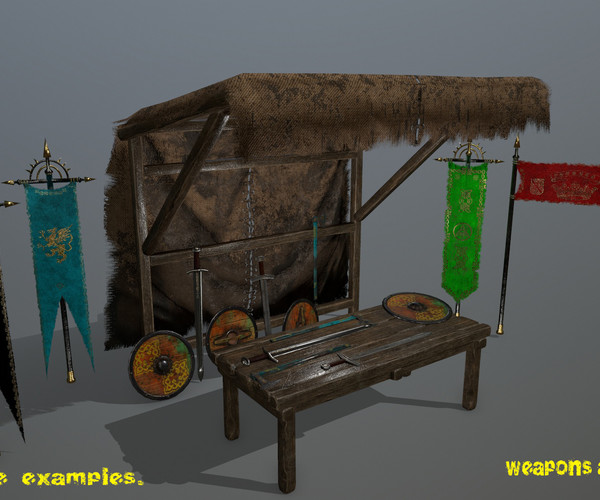 ArtStation - market_bench | Resources