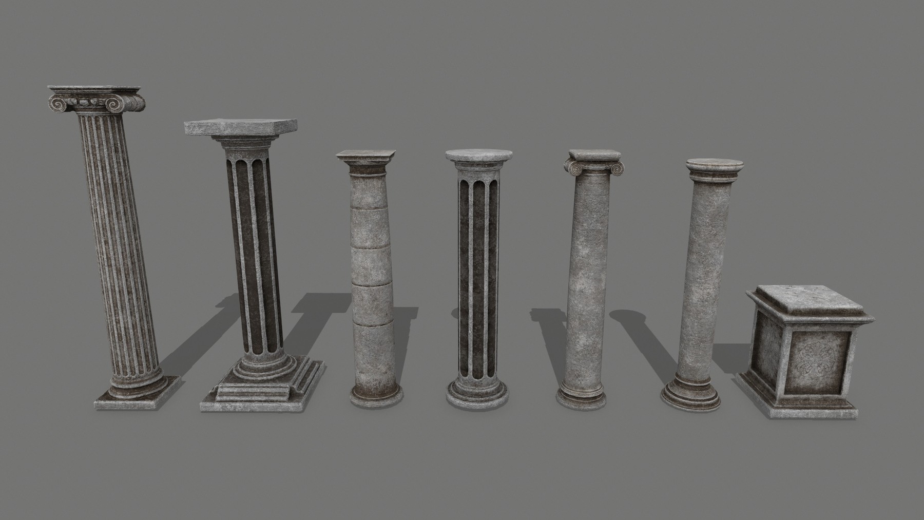 ArtStation - ruin set | Resources