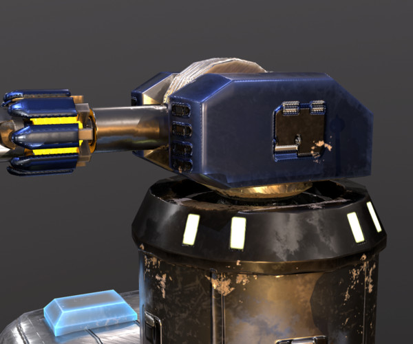 ArtStation - Sci-Fi Laser Tower | Game Assets