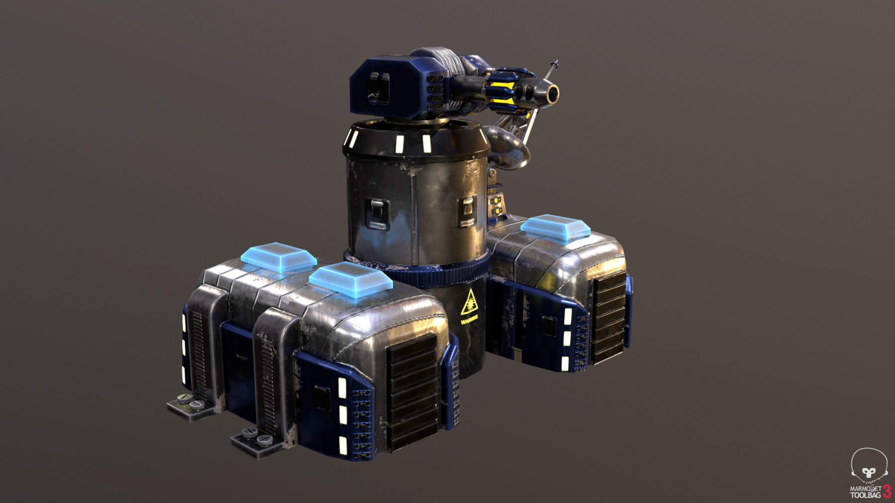 ArtStation - Sci-Fi Laser Tower | Game Assets