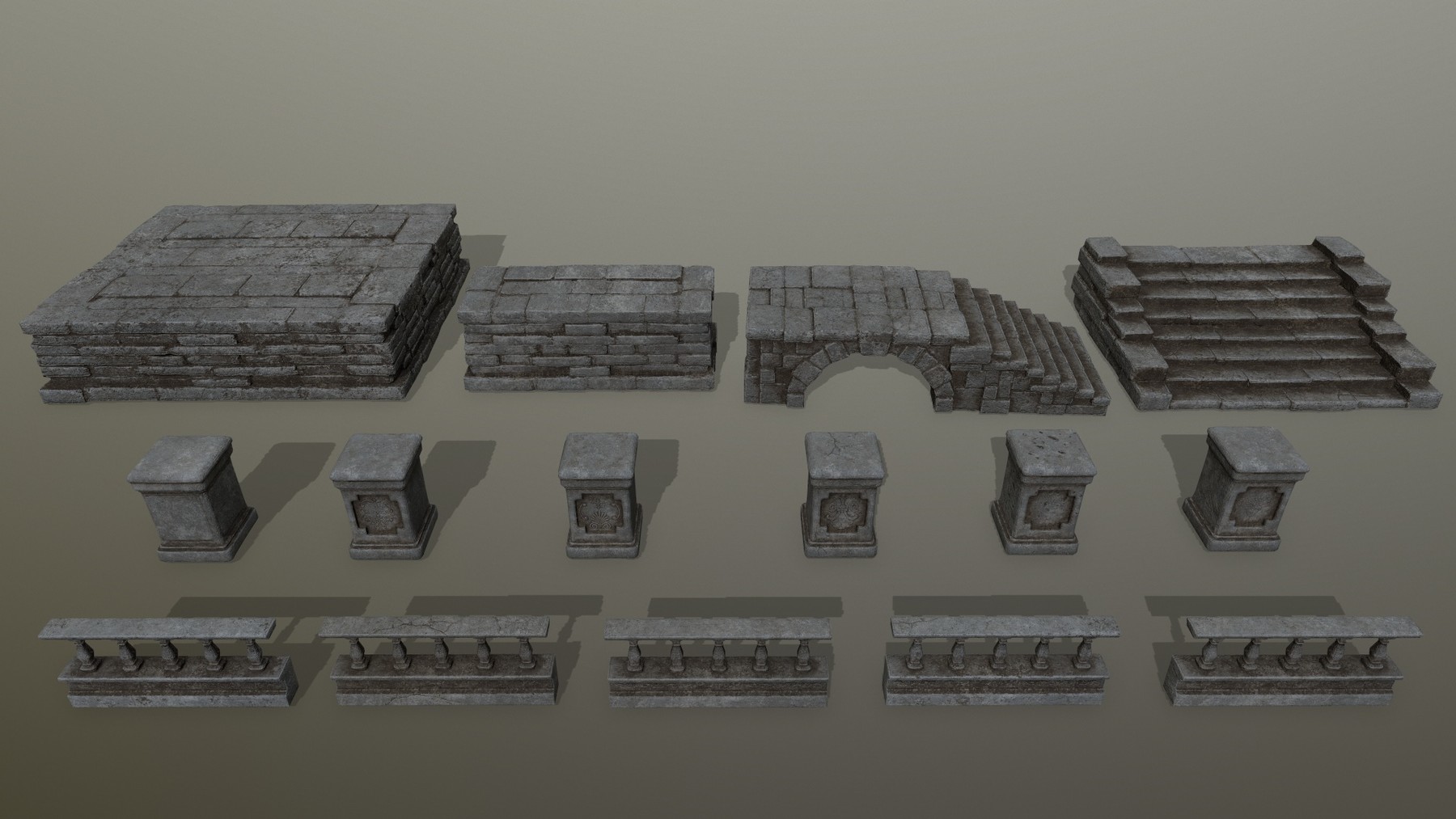 ArtStation - Ruin_Set | Resources