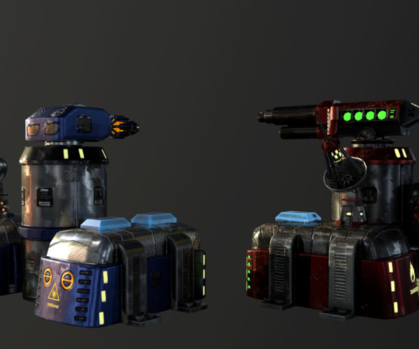 ArtStation - Sci-Fi Towers Pack | Game Assets