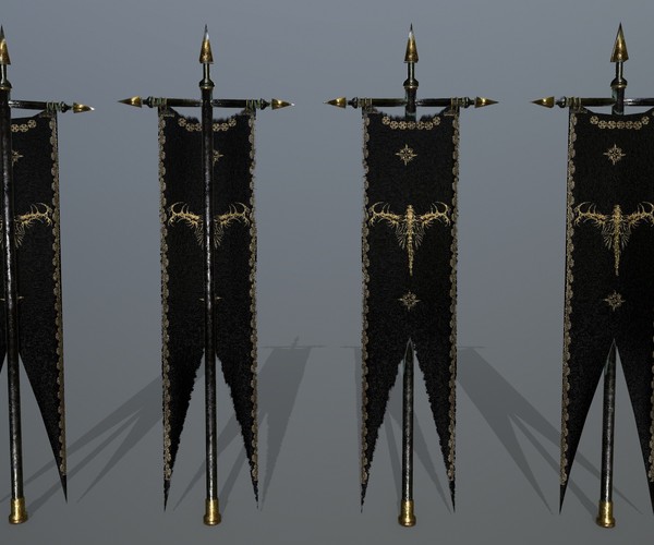 ArtStation - flag set | Game Assets