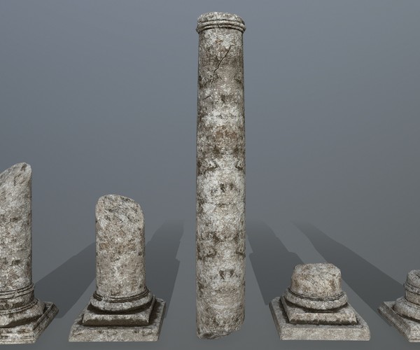 ArtStation - Broken_Column_Set | Resources