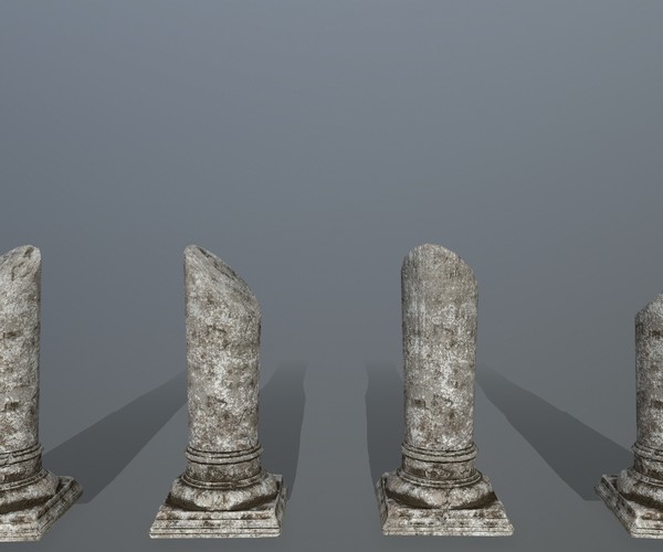 ArtStation - Broken_Column_Set | Resources