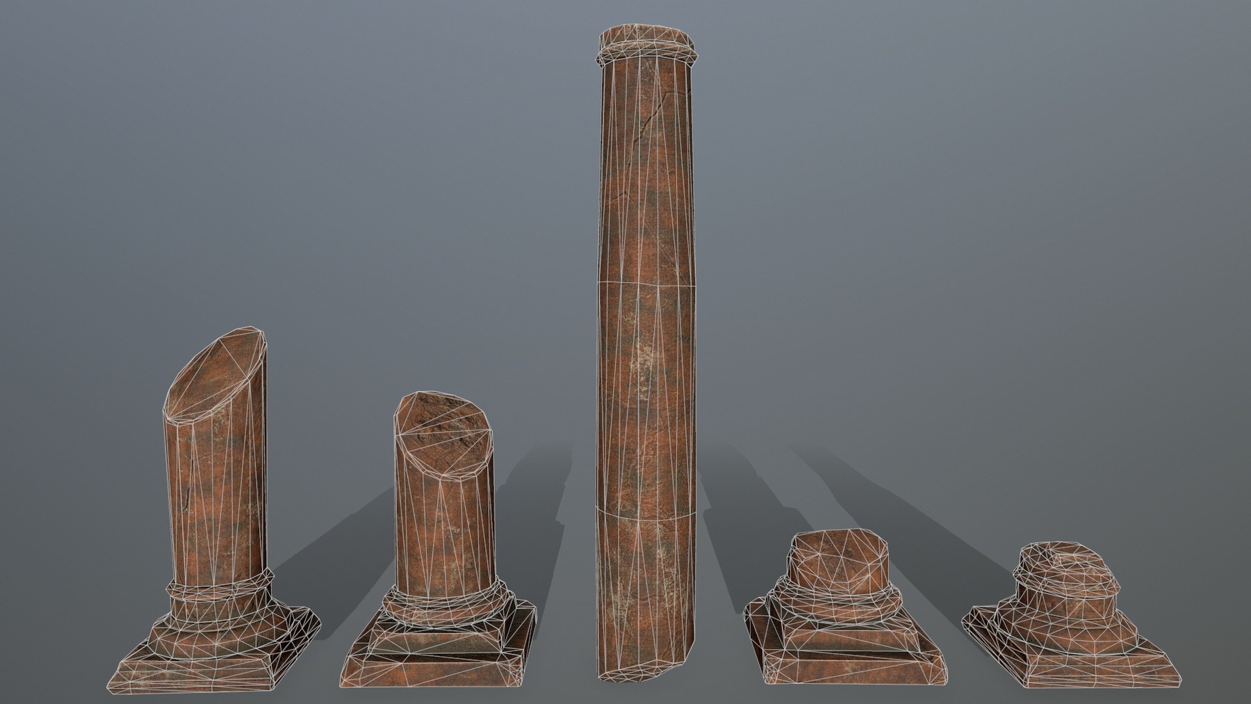 ArtStation - Broken_Column_Set | Resources