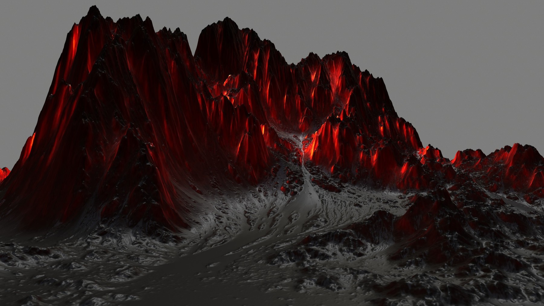 ArtStation - lava mountain | Resources