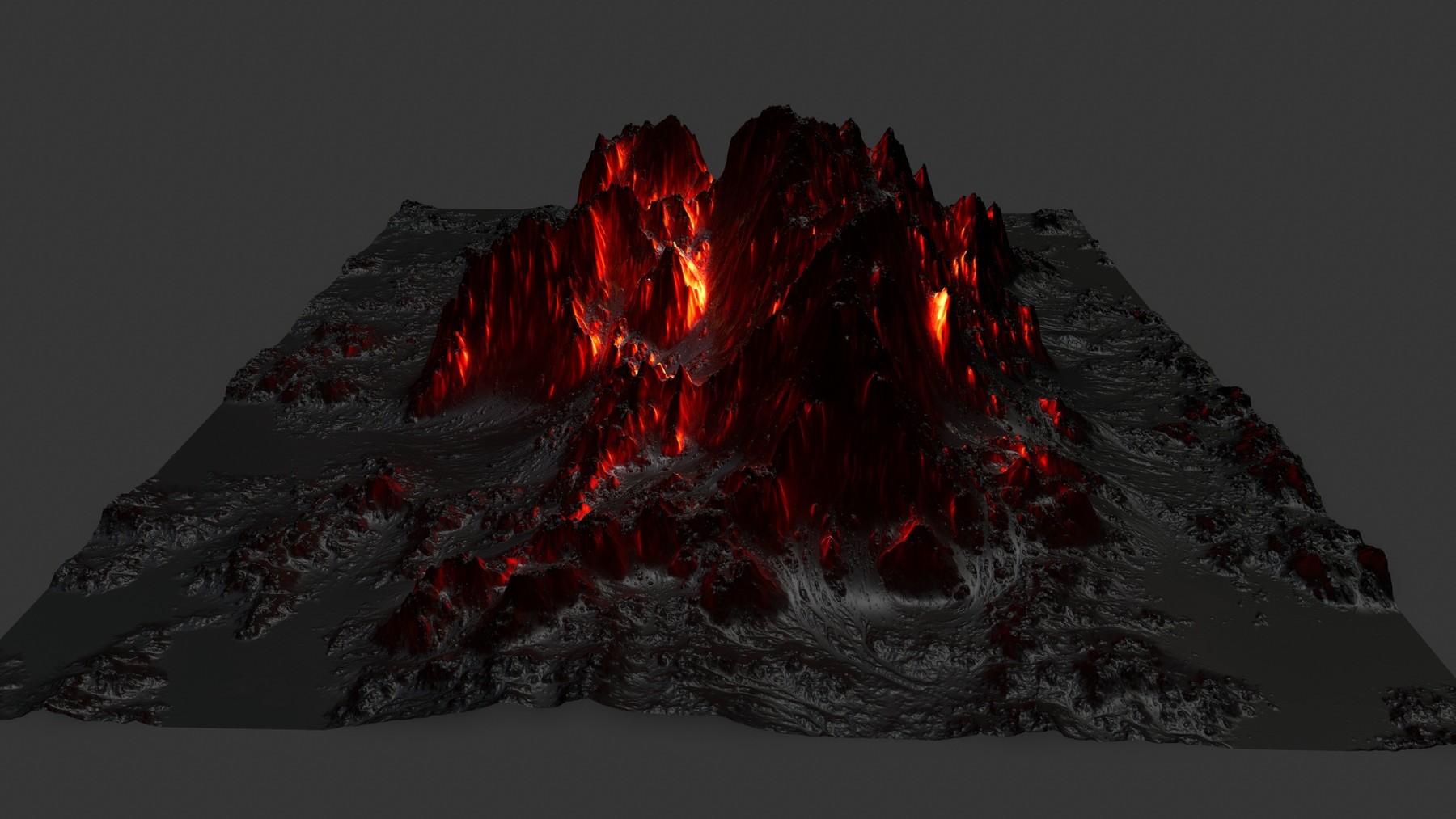 ArtStation - lava mountain | Resources