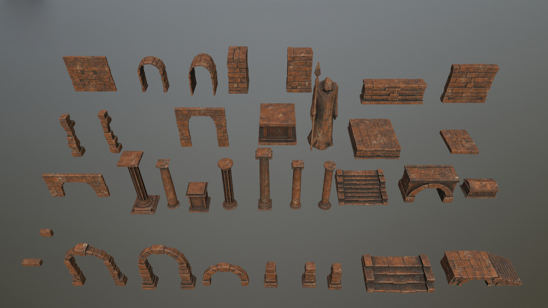 ArtStation - ruin set | Resources