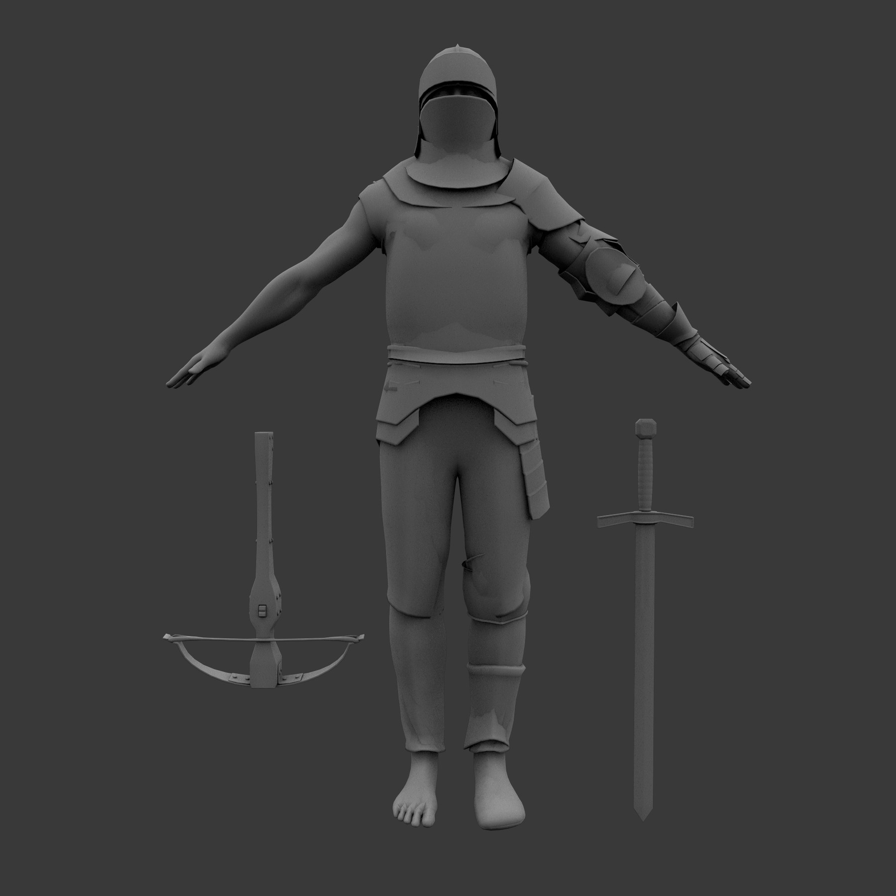 ArtStation - Medieval Character base model Kit | Resources